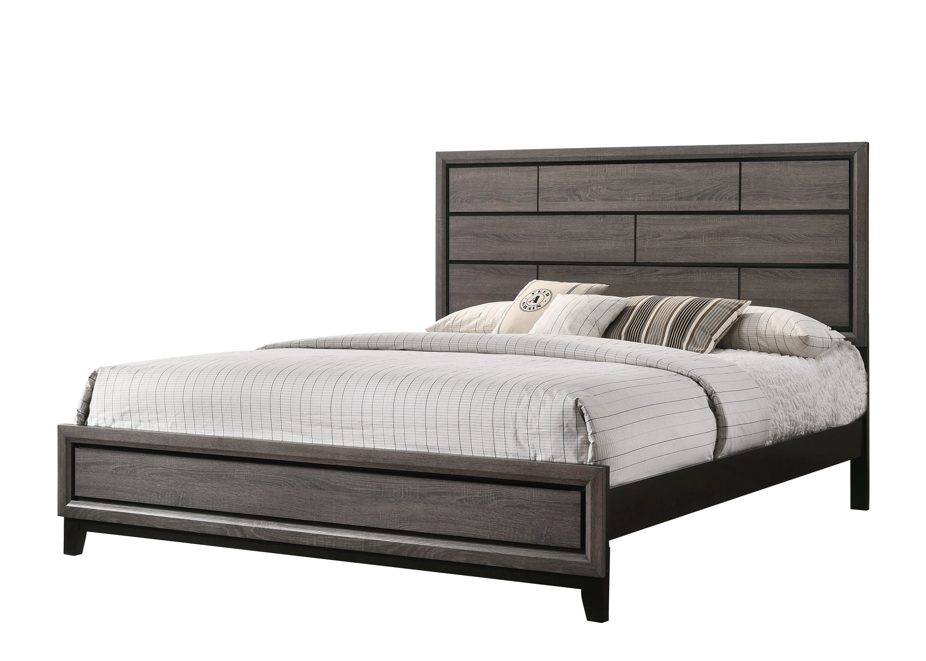 Akerson Panel Bedroom Set | B4620Crown MarkBedroom SetAkerson Gray ...